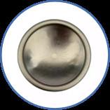 China 200# D52mm Aerosol Tin Can Bottom Dome Tinplate Component with 1.5MPa Burst Pressure and 50mm Internal Diameter for sale