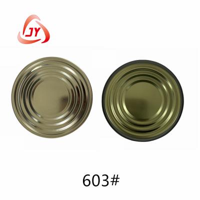 China Tinplate Material Food Packaging Metal Can Ends 603 # 153mm Customized Thickness for sale