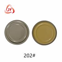 China Round Tinplate Can Lids With Easy Open Sealing Type And Durability for sale