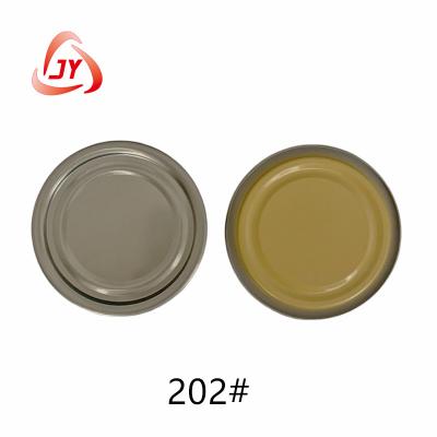 China 52.3mm Tinplate Can Lids TFS Hard Open Tin Can Ends Customized Coating 202# for sale