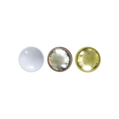 China Tinplate Aerosol Can Components Top and Bottom Cone Dome 0.2-0.35mm Thickness for sale