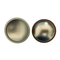 China Customizable Tinplate Aerosol Can Top and Bottom Dome Components 1.5MPa Bursting Pressure for sale