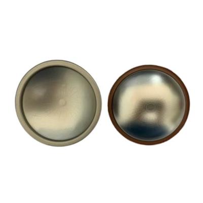 China Customizable Tinplate Aerosol Can Top and Bottom Dome Components 1.5MPa Bursting Pressure for sale