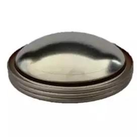 China D62.8mm High Pressure Aerosol Can Dome Tin Bottom - 1.8MPa Deformation Pressure, 2.1MPa Burst Pressure for sale