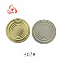 China 307 83.3mm Diameter Food Can Cap Round Shape Canning Lids Customized for sale