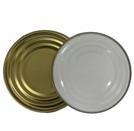 China Customized Coating Hard Open End Can Lid Food Packaging Can Cap 307# 83.3mm for sale