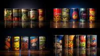 China Custom Printed Empty Tinplate Food Cans 40g to 3000g with Lid for Seeds Nuts Peanuts Packaging for sale