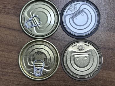 China Tinplate Easy Open End 83.3mm Customized Logo for Canned Food Packaging for sale