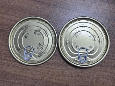 China Tinplate Easy Open End 401 for Tomato Sauce Cans Food Grade Metal Can Cap 0.224mm for sale