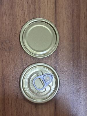 China 202 52.3mm Tinplate Can Lids TFS Hard Open End for Food Packaging Customizable for sale