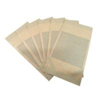 China Food Grade Plain Kraft Paper Popcorn Bag 100Mic Greaseproof Sandwich Bags for sale