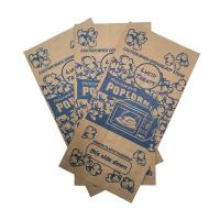 China Greaseproof Kraft Popcorn Bags for sale