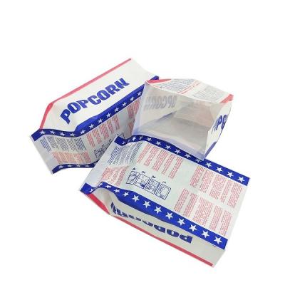 China Microwave 1 Oz Popcorn Bag Custom Printed Popcorn Bags 100 Microns for sale