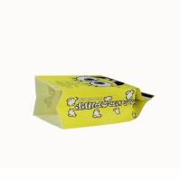 China Yellow Disposable Popcorn Bags Popcorn Sacks Greaseproof  138mm Width for sale