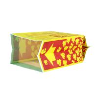 China 50-120 Grams Popcorn Packaging Bags Yellow Popcorn Boxes Greaseproof Recyclable for sale