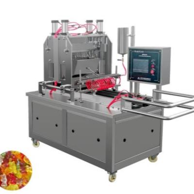 China Small Semi Automatic Scale Industries CANDY Depositor Machines For Soft Candy Bear for sale