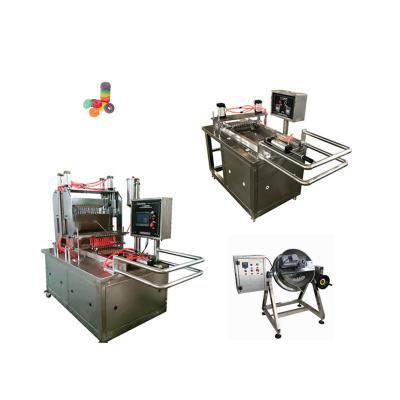 China 20-50kg/h Banana Pear Apple Gummy Machine Jelly Candy Making Machine for Depositing for sale