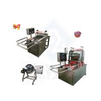 China Depositing Machinery Function Gummy Candy Making Machine 500kgs for Apple Rings Candy for sale