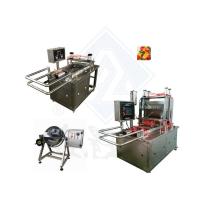 China Stainless Steel Pineapple Peach Gummy Candy Depositing Machine for Candy Production for sale