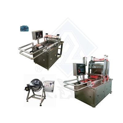 China Bear Worms Gummy Candy Depositing Machine with 500kgs Capacity 3kw Power for sale