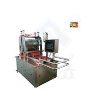 China 50kgs Double Colors Rings Pear Gummy Candy Depositing Machine for Pectin-based Sweets for sale