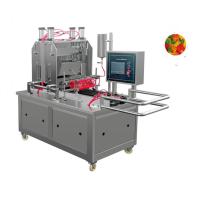 China 50kgs Double Colors Rings Pear Gummy Candy Depositing Machine for Pectin-based Sweets for sale