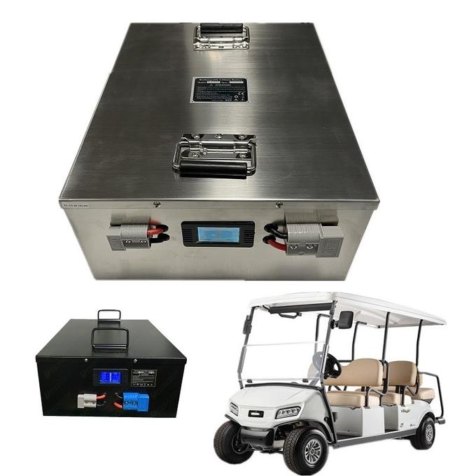 80Ah Lifepo4 Golf Cart Lithium Battery Pack 48 Volt For Club Car 0