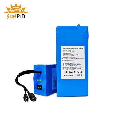China 12V 20Ah Rechargeable Lithium Battery Pack with Customizable Capacity and 500+ Recharge Cycles for Solar Power Systems for sale