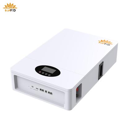 China 5KWh Home Energy System 51.2V 100Ah LiFePO4 Wall-mounted Battery Pack for sale
