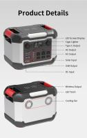 China 1200W Portable Generator Power Bank 110V-220V Wireless Charger Camping for sale