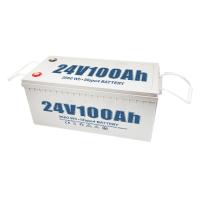 China 100Ah 24V Deep Cycle Lithium Battery For Solar System Yacht RV Car for sale