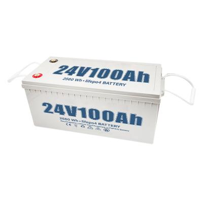 China 100Ah 24V Deep Cycle Lithium Battery For Solar System Yacht RV Car for sale