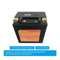 China 4AH 12V Lithium Battery On Motorcycle With BMS Starter Stop Batteries for sale