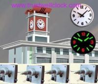 China Double Side City Clock Urban Town Clock 50cm 60cm 70cm 120cm 150cm Waterproof Rainproof for sale