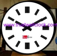 China analog wall clocks analogue slave clocks anolog pointer type clocks with special movement motor for sale