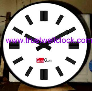 China analog wall clocks analogue slave clocks anolog pointer type clocks with special movement motor for sale