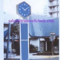 China Double Side City Clock Movement 50cm to 1.2m Clock Face High Torque Stepper Motor for sale