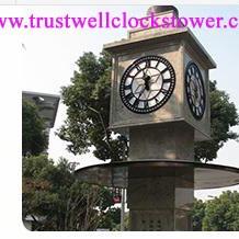 China Tower Clocks 1-4 Faces Building Clock with GPS Receiver 30m Antenna Stepper Motor Mechanism for sale