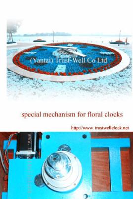 China garden flower clocks and mechanism for sale