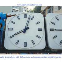 China Analog Slave Clock 1m 1.2m 1.5m Diameter Two Three Hands LED Night Light Westminster Chime for sale