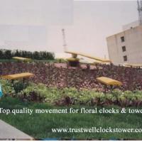 China Floral Clock Movement Motor 3m to 12m Diameter with Hour Minute Second Hand and Master Clock for sale