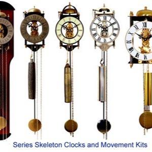 China Brass Skeleton Clock Movement 7 Days Chain Drive for Wall and Grandfather Clocks Pendulum Length 525-1000mm for sale