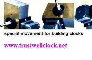 China Railway Station Clock Movement Stepper Motor 0.6m-10m Iron Copper Drive Gears for sale