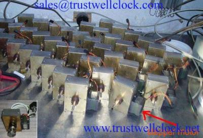 China Stepper Motor Tower Clock Mechanism for 0.6m-50m Clock Durable Iron Copper Gears for sale