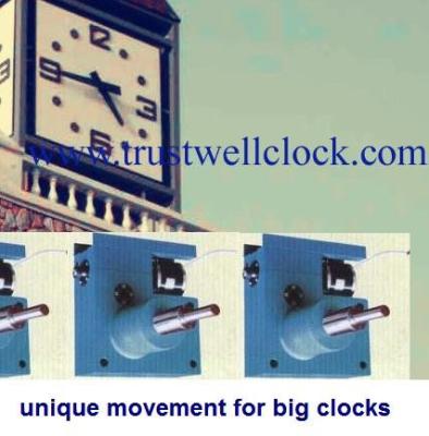 China Tower Clock Movement 0.6m-50m Stepper Motor Drive for Building and Floral Clocks for sale
