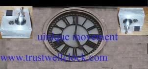 China Tower Building Clock Movement Stepper Motor 0.6m to 10m Iron Copper Drive Gears for sale