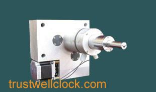 China Tower Clock Movement Stepper Motor 0.6m-50m Iron Copper Drive Gears for Building Street Floral Clocks for sale