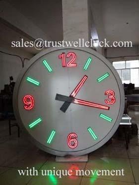 China Antique Tower Building Clock Movement 0.6m-10m Stepper Motor for Outdoor Wall Clocks for sale