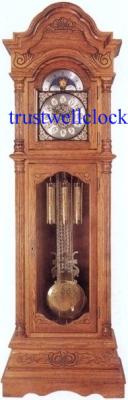 China High Class Luxury Grandfather Clock Premium Home Floor Clock with Pendulum Movement for sale