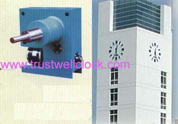 China Tower Clock Movement 0.6-10m Diameter Stepper Motor Iron Copper Drive Gears for School Wall Clocks for sale